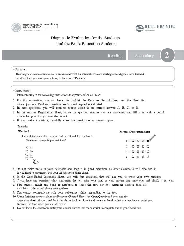 Diagnostic Reading Assessment Guide | PDF | Salmon