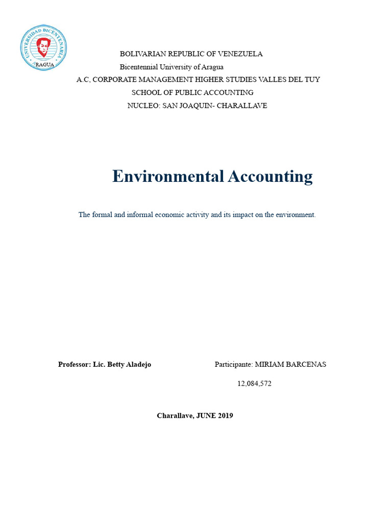 The Formal and Informal Economic Activity and Its Impact On The ...
