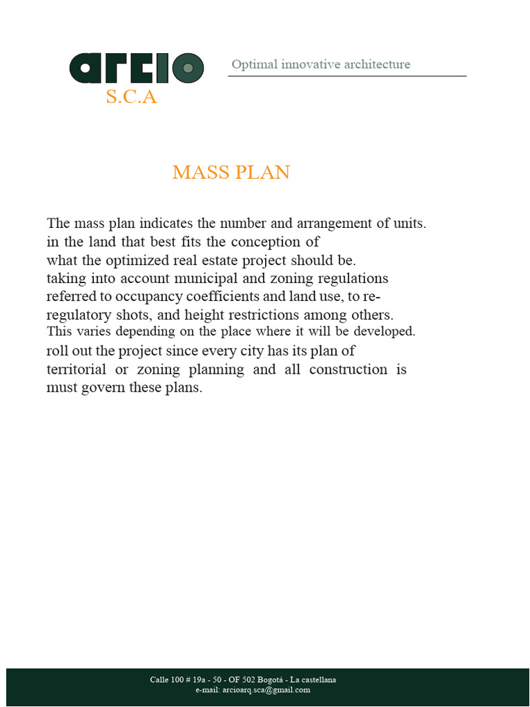 Mass Plan | PDF