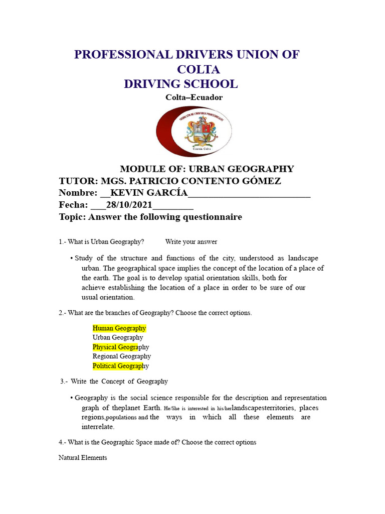 ASSIGNMENT 1_GEOGRAPHY | PDF
