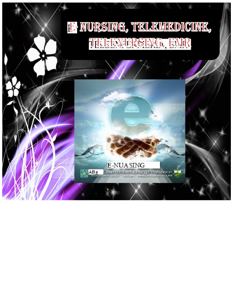 E-Nurse, Telemedicina, Telenursing, Emr | PDF | Cuidado de la salud