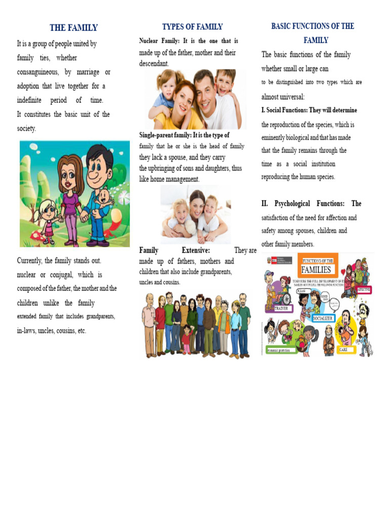 BROCHURE THE FAMILY - ANGEL JOSE MONCADA | PDF | Family | Social Psychology