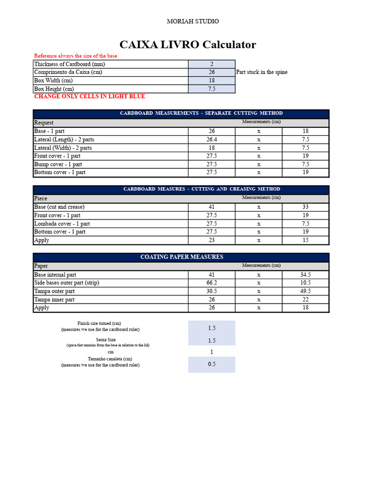 PDF Spreadsheet With Measurements | PDF | Length