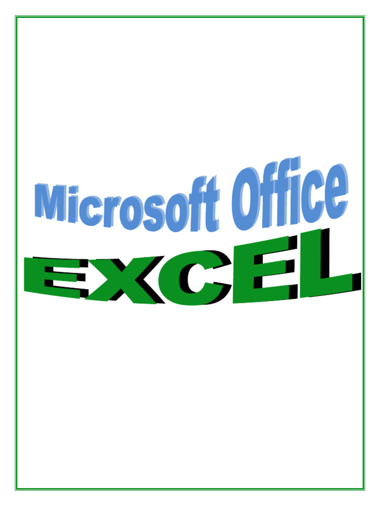 MS-Excel(Aashu Chauhan) | PDF | Microsoft Excel | Spreadsheet