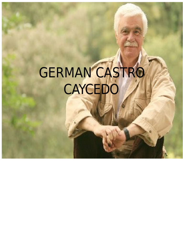 German Castro Caycedo | PDF