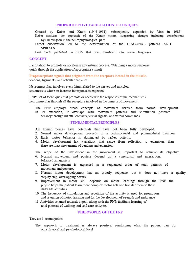 FNP Techniques - Basic Procedures | PDF | Stimulus (Physiology ...