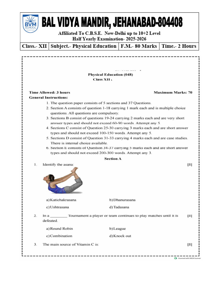 Physical Education 1 | PDF