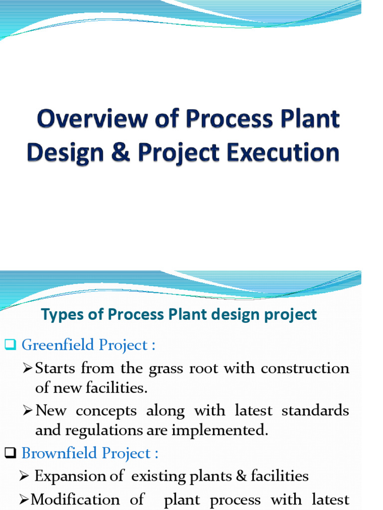 Types of Process Plant Design Projects | PDF | Specification (Technical ...