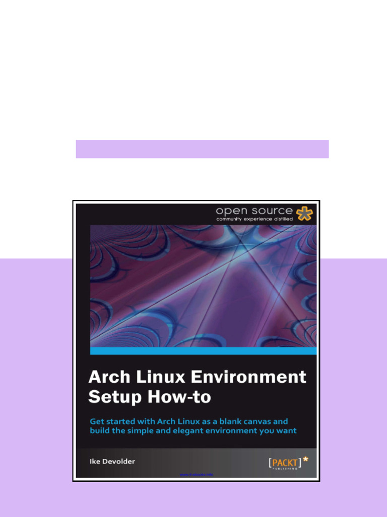 (Ebook) Arch Linux Environment Setup How-to by Ike Devolder ISBN ...
