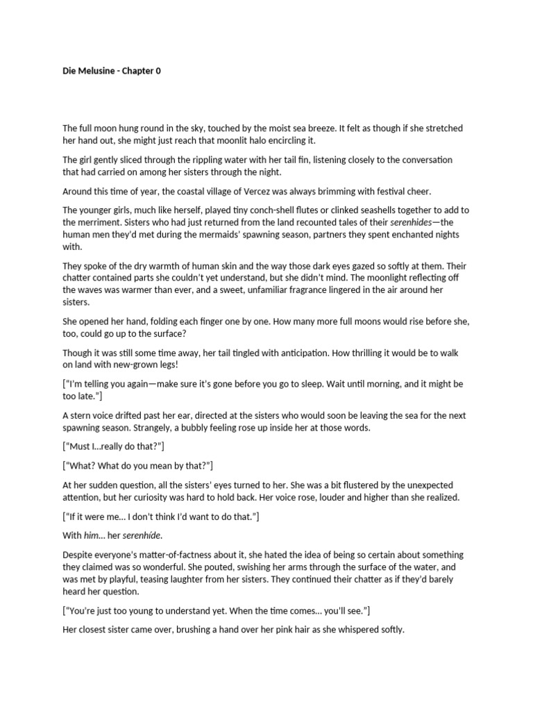 Die Melusine | PDF | Mermaid