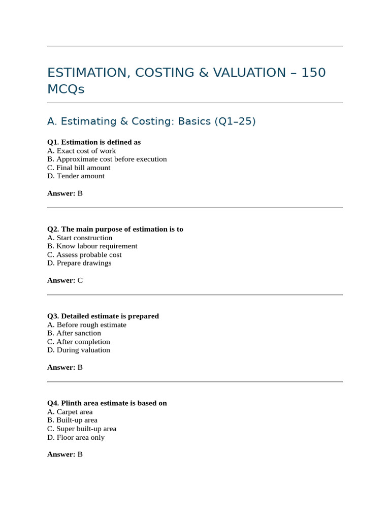 ECV PA | PDF | Depreciation | Real Estate Appraisal