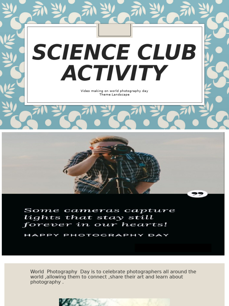 Science Club Activity | PDF