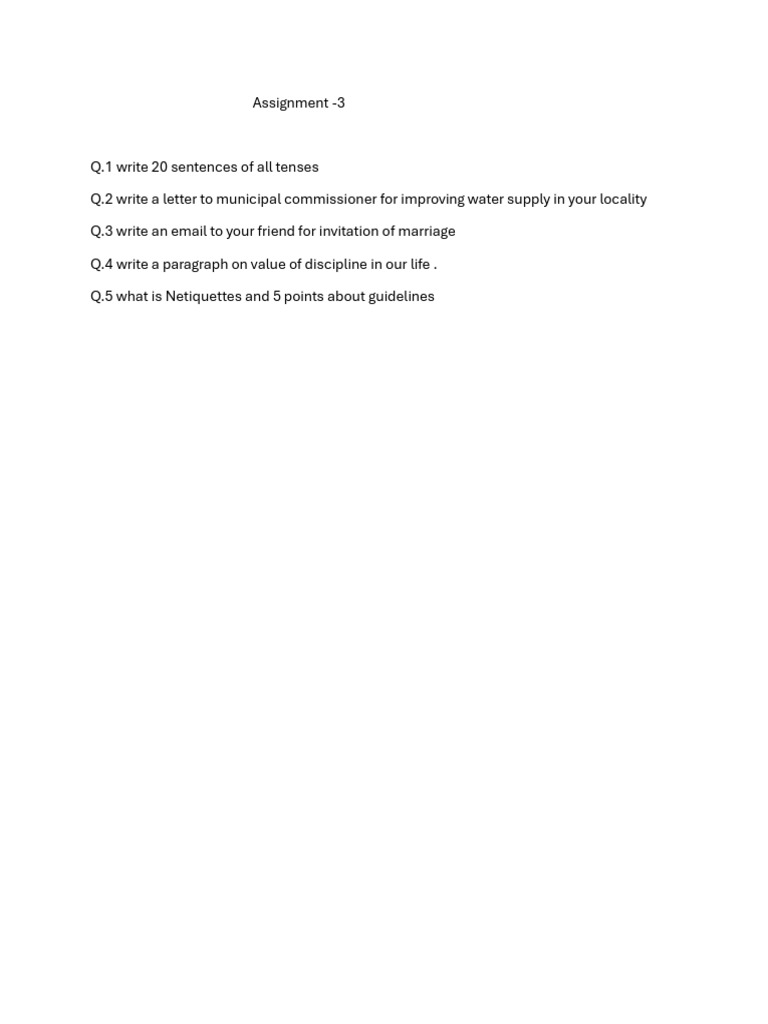Assignment 3 | PDF