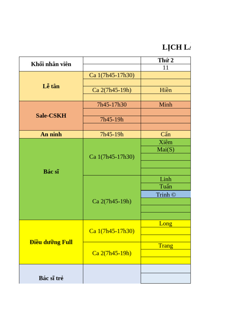 Bản Sao Của Lich Lam Viec Pc1 | PDF