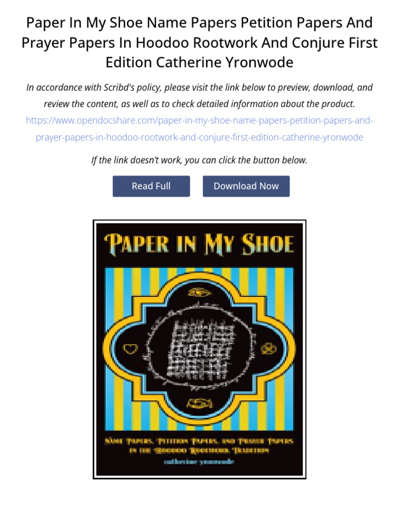 Paper in My Shoe Name Papers Petition Papers and Prayer Papers in ...