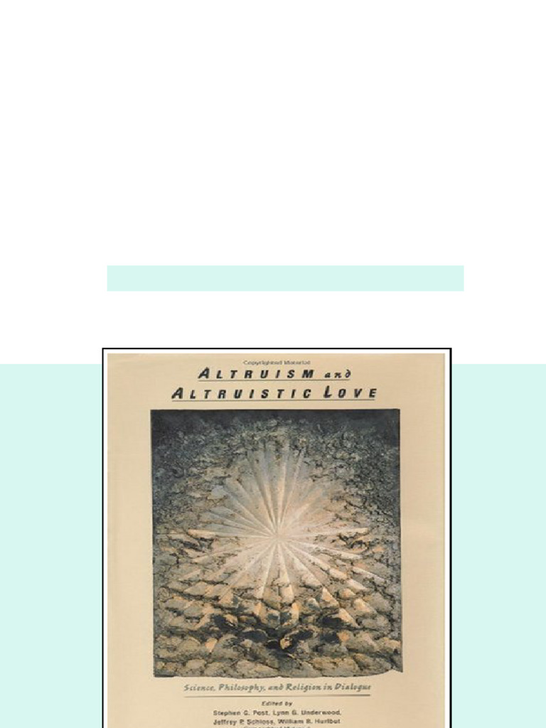 (Ebook) Altruism & Altruistic Love: Science, Philosophy & Religion in ...