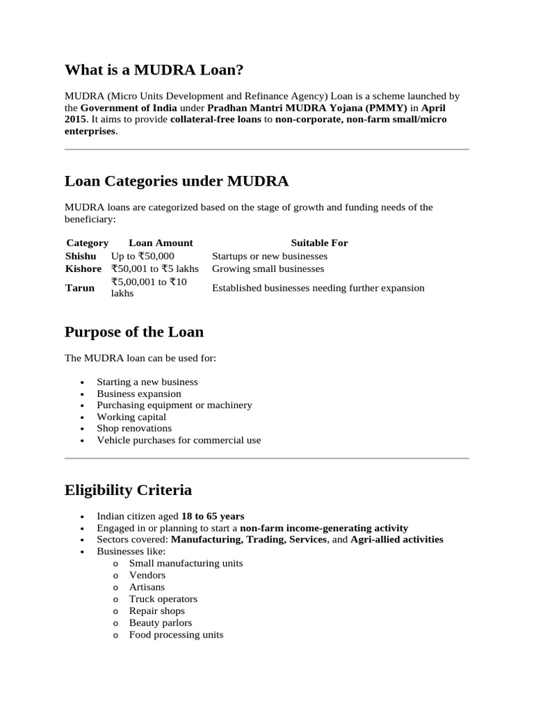 MUDRA Loan Aayush Anand | PDF | Loans | Banks