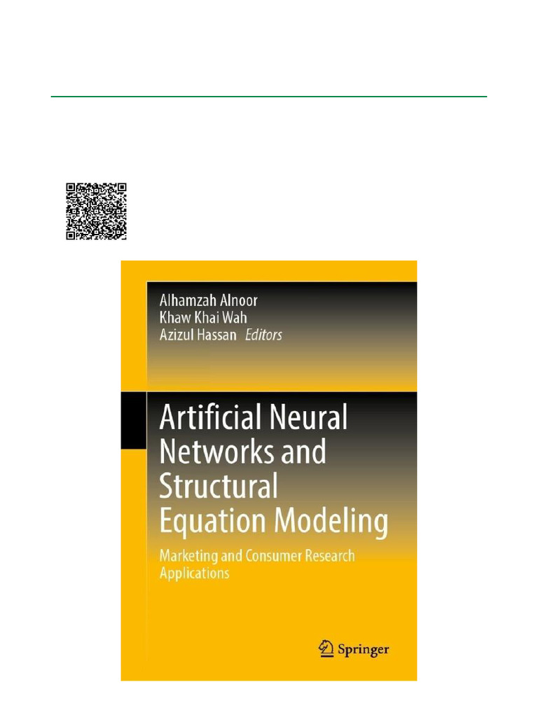 Artificial Neural Networks and Structural Equation Modeling Marketing ...