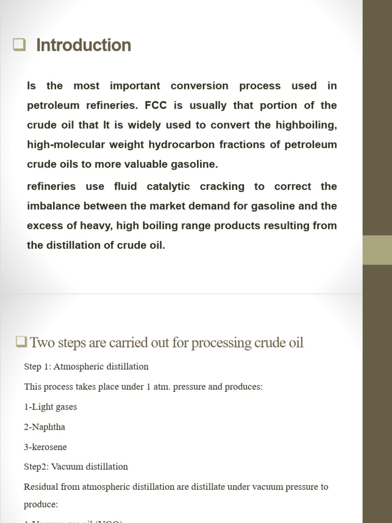 Project of BST11 | PDF | Cracking (Chemistry) | Chemical Processes
