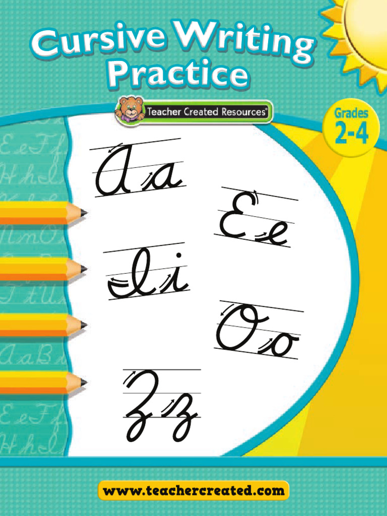 cursive-writing-practice-grades-2-4 | PDF | Western Calligraphy