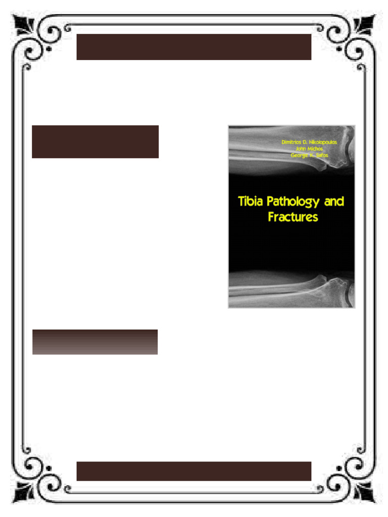 Tibia pathology and fractures 1st Edition by Dimitrios Nikolopoulos ...