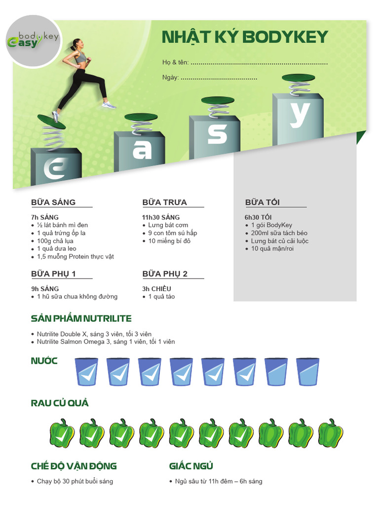 4.Nhật Ký BodyKey | PDF