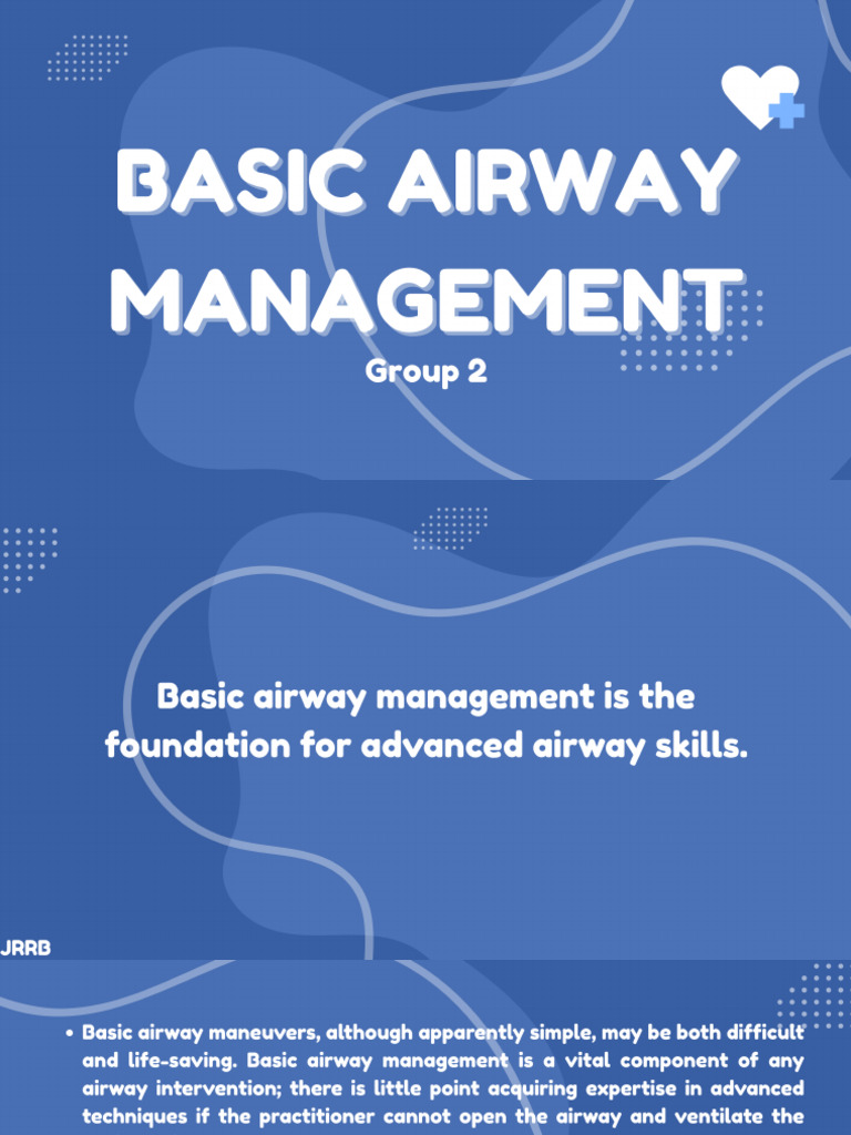 Basic Airway Management | PDF