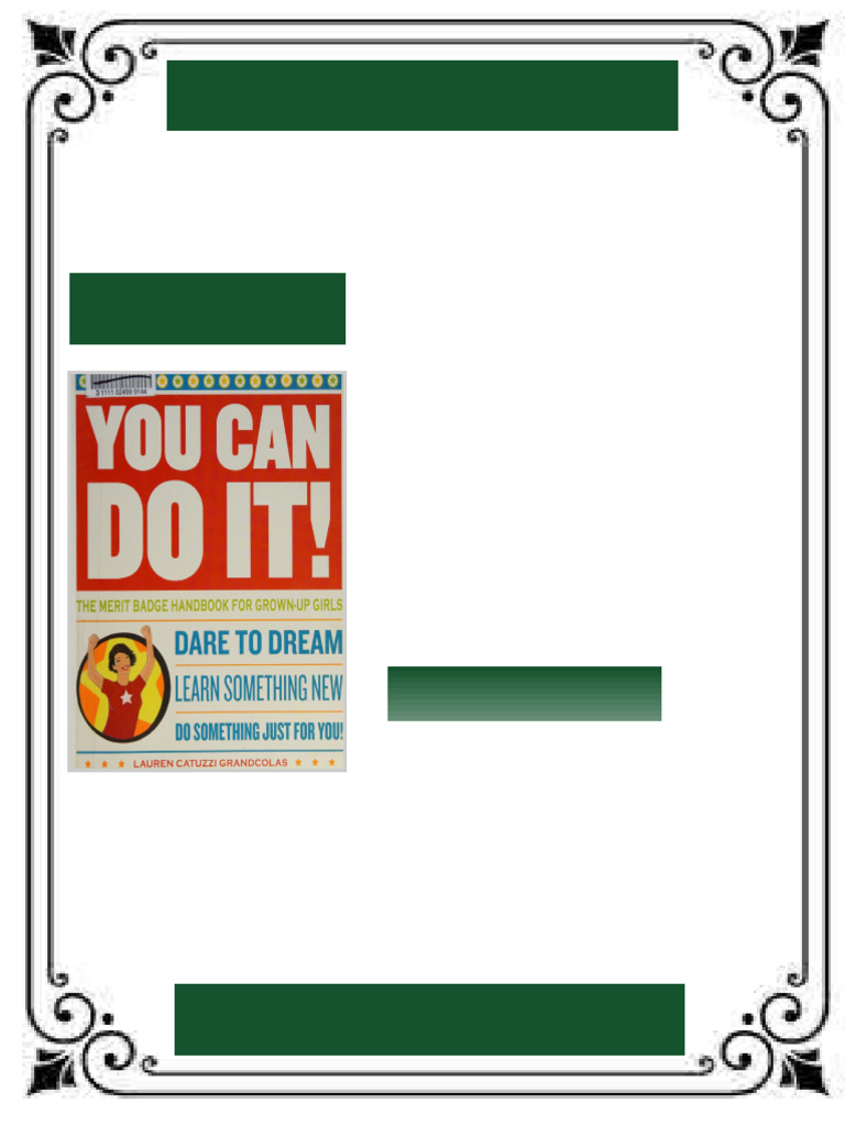 You Can Do It The Merit Badge Handbook for Grown Up Girls Lauren ...