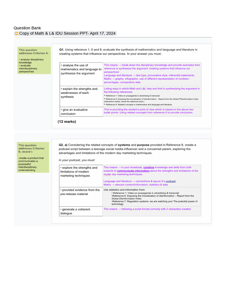 IDU Sample Paper | PDF