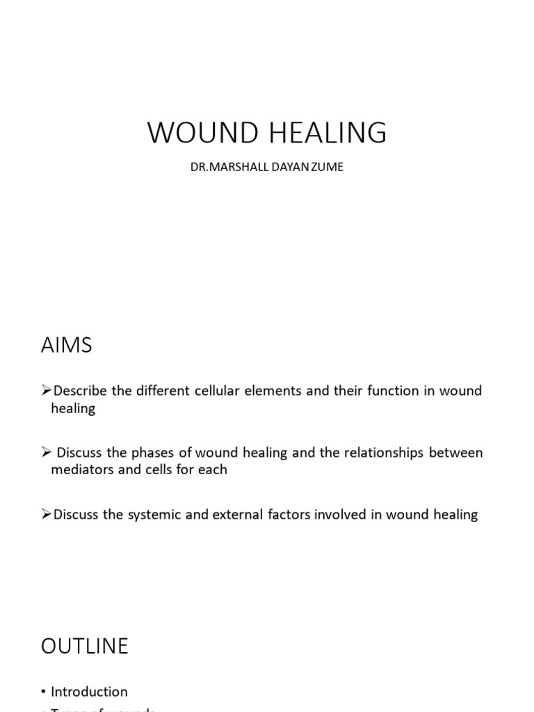 Wound Healing: Phases and Factors | PDF | Wound Healing | Extracellular ...