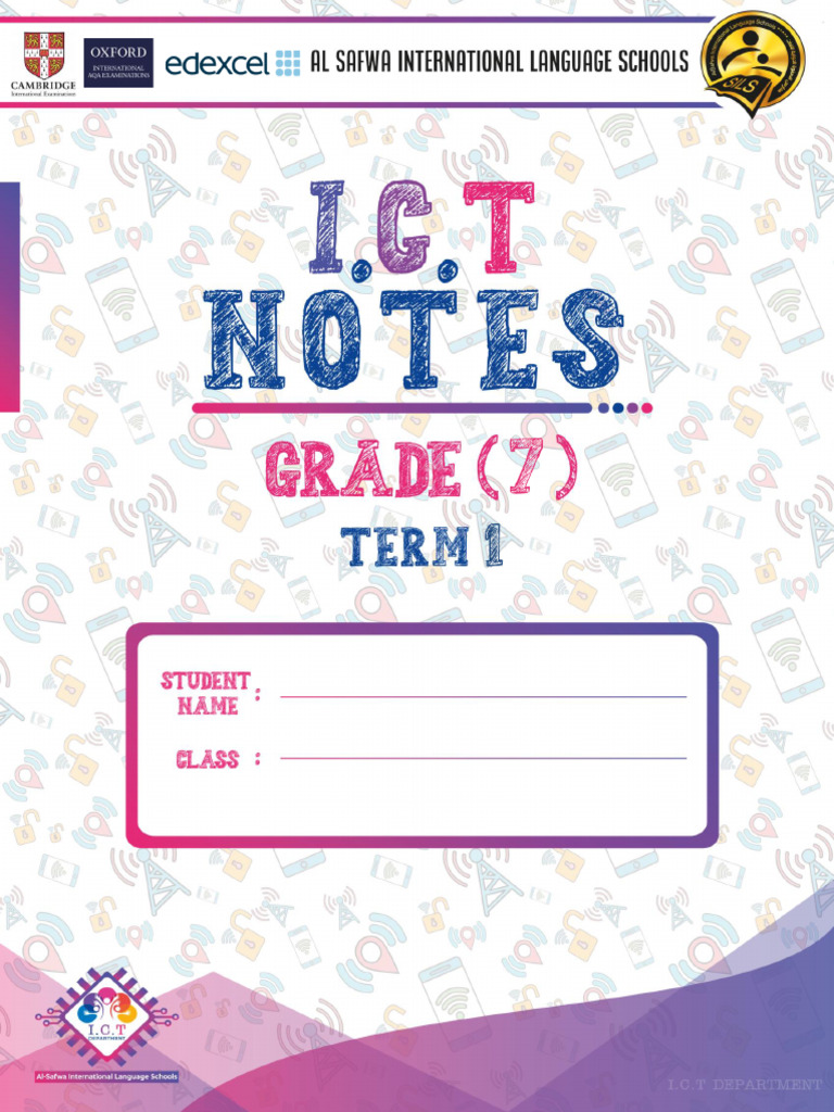 ICT Grade 7 First semester 2025 | PDF | Radio Frequency Identification ...