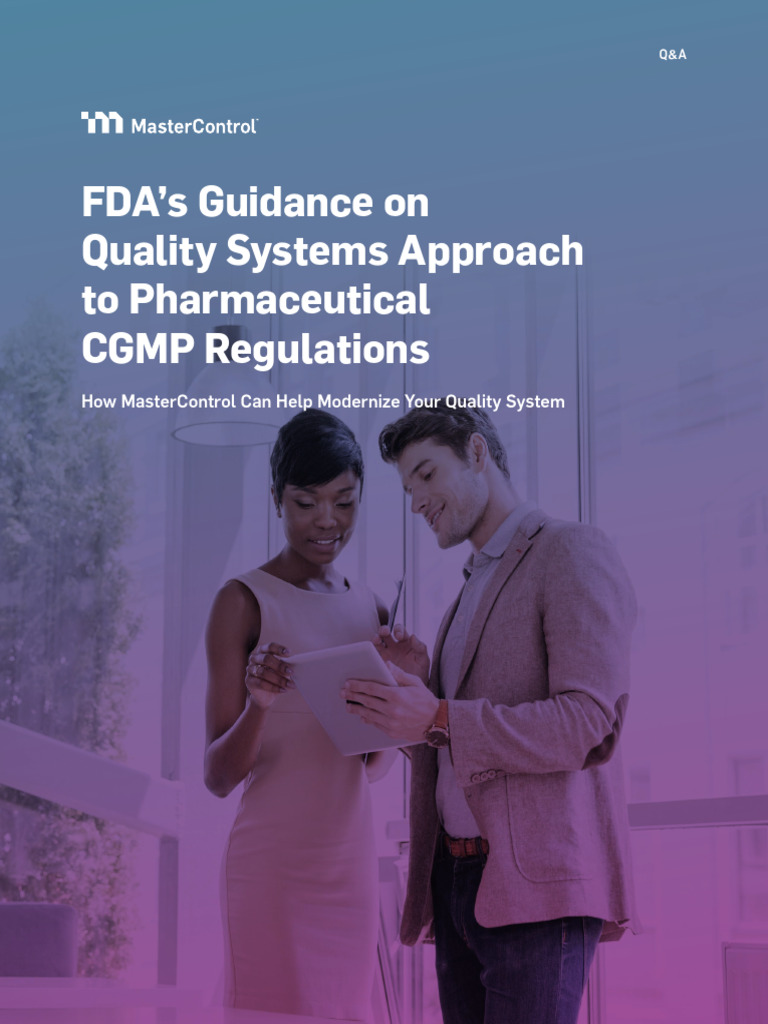 FDA CGMP Quality Systems Q&A Guide | PDF | Quality Management System ...