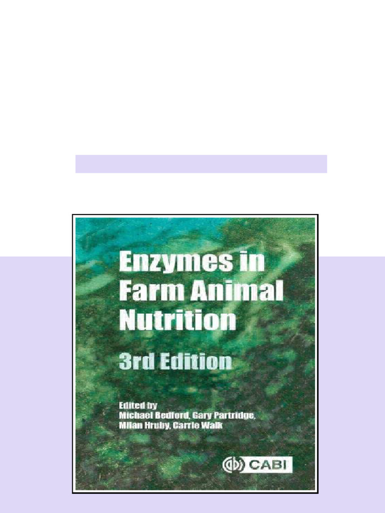 (Ebook) Enzymes in Farm Animal Nutrition by Michael R. Bedford, Gary G ...
