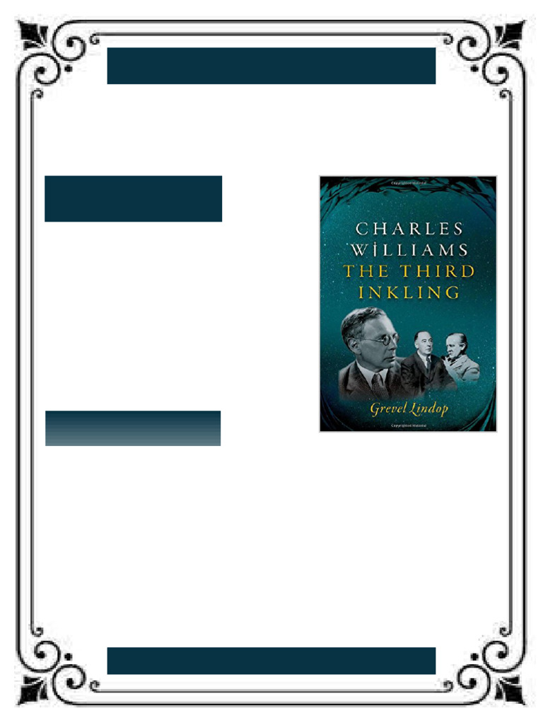 Charles Williams The Third Inkling 1st Edition Grevel Lindop ebook full ...