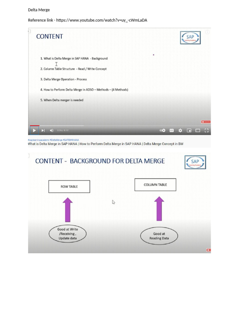 Delta Merge | PDF