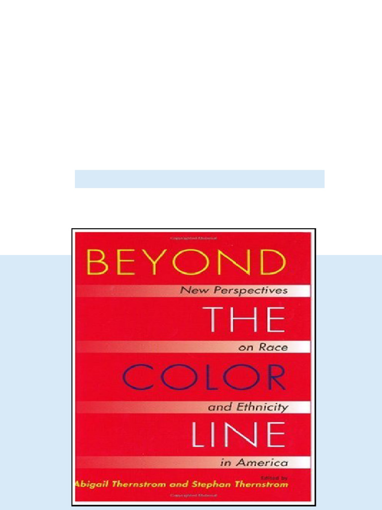 (Ebook) Beyond the Color Line: New Perspectives on Race and Ethnicity ...