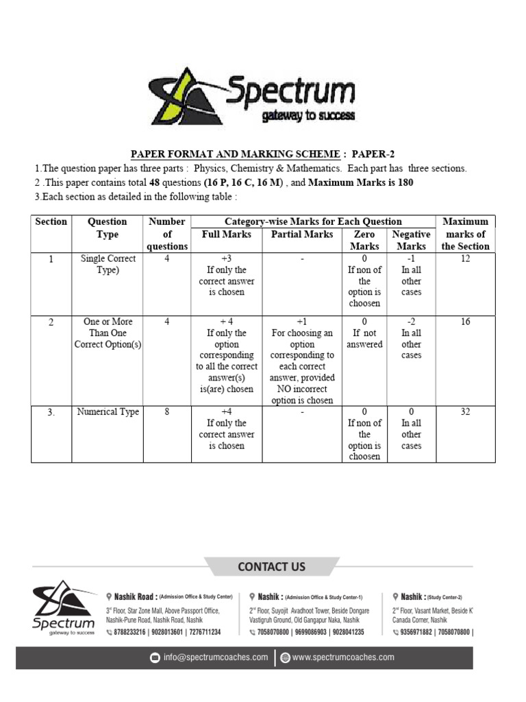 12th Jee s1 Advanced Paper-2 15-12-25 | PDF | Force | Acceleration