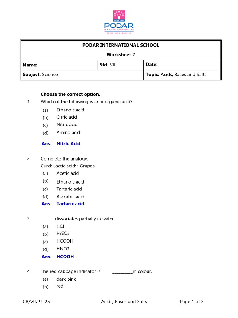 1725987330788.as WS2 VII Sci Acids, Bases and Salts (1) | PDF | Acid ...