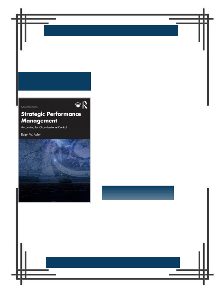 Strategic Performance Management Accounting for Organizational Control ...