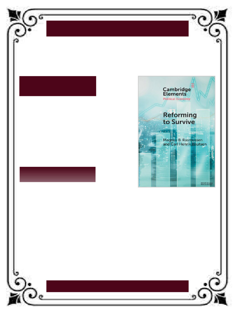 Reforming to Survive 1st Edition Magnus B. Rasmussen digital eBook ...