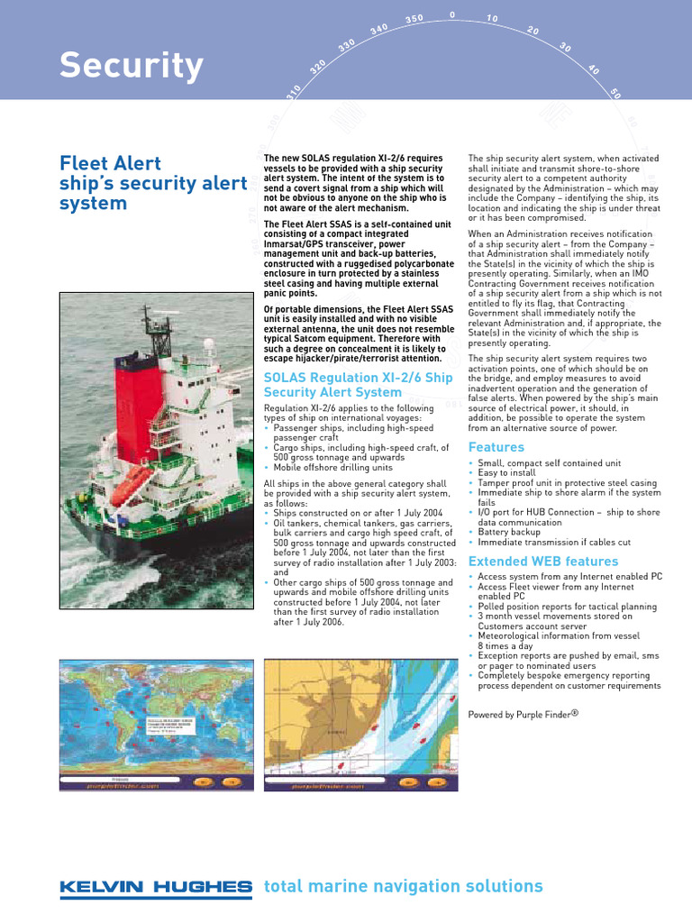 DSAS Security | PDF | Ships | Tonnage