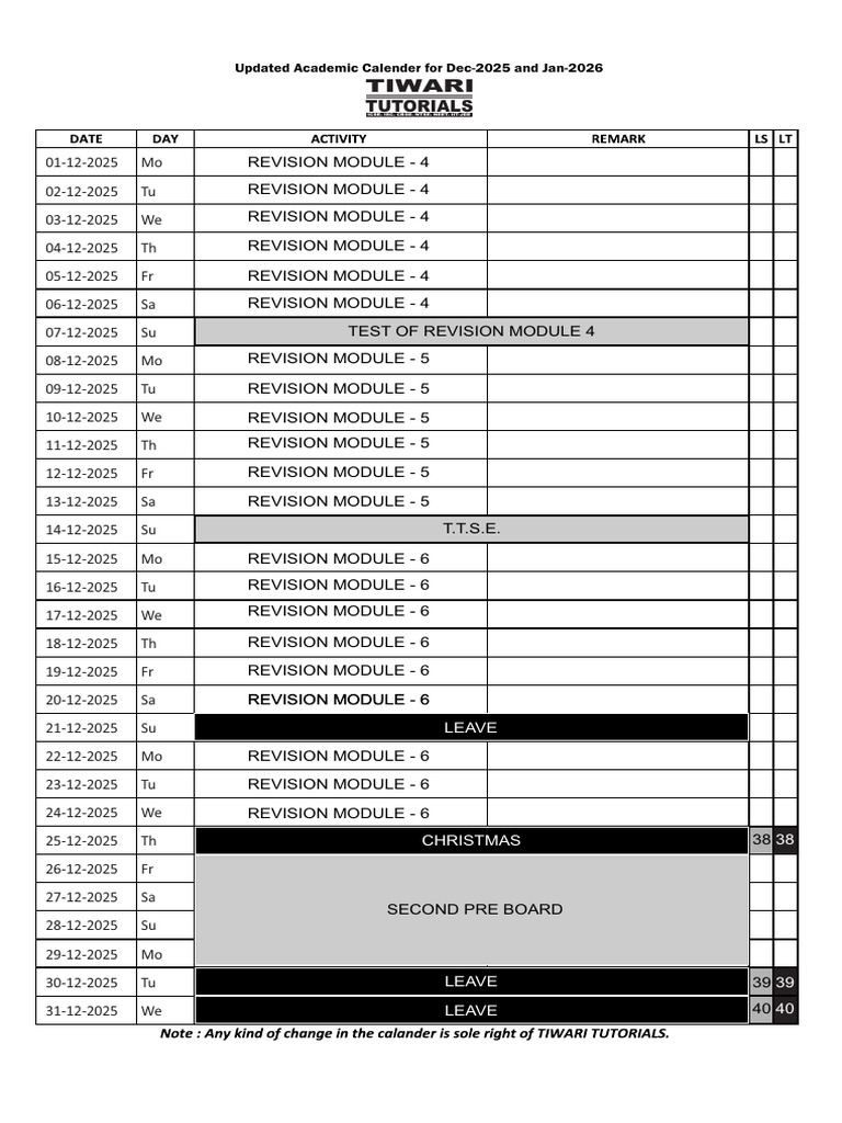ACADEMIC CALENDER 2025-26 Updated | PDF | Student Assessment And ...