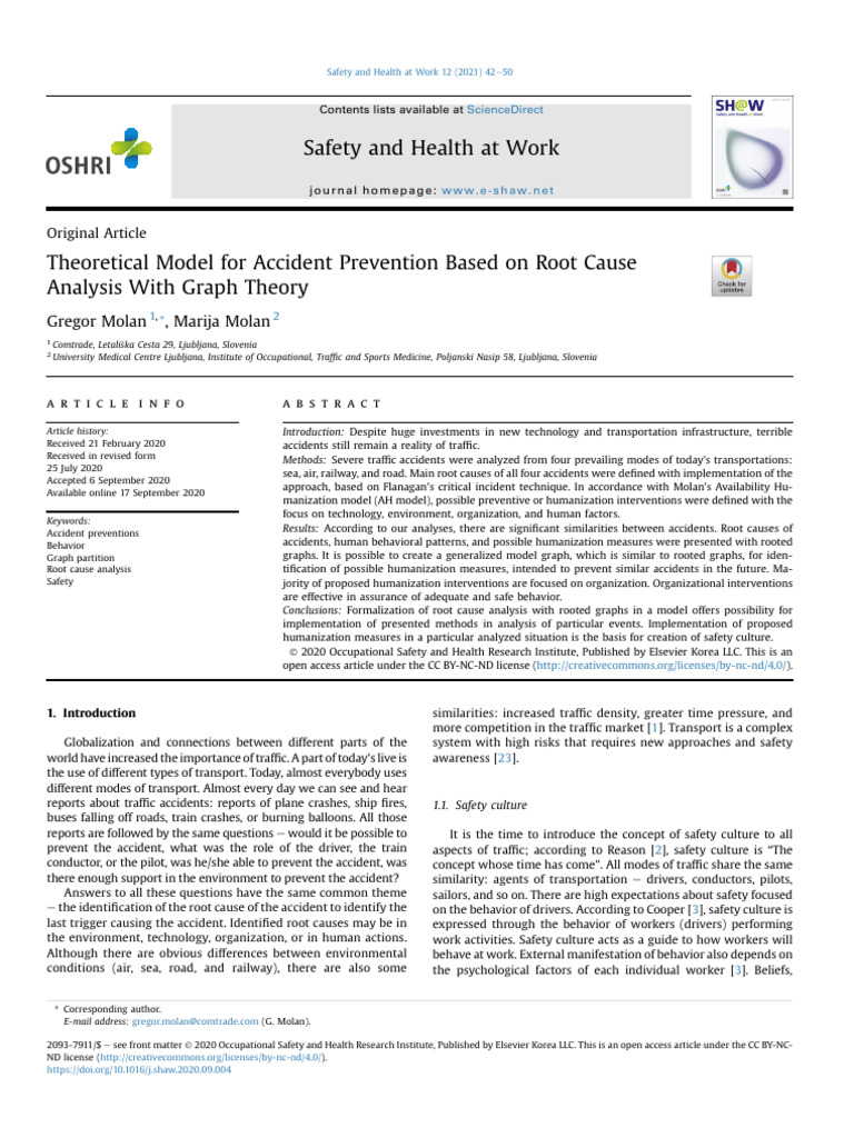Accident Prevention Model Using Graph Theory | PDF | Vertex (Graph ...