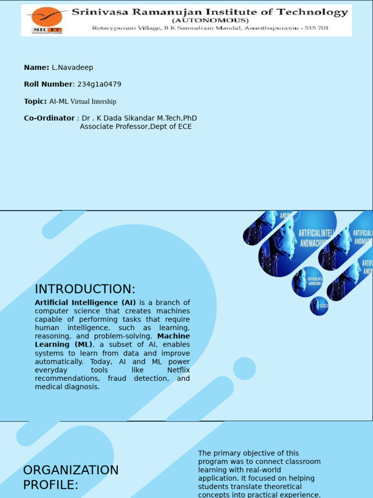 479 AIML | PDF | Machine Learning | Artificial Intelligence