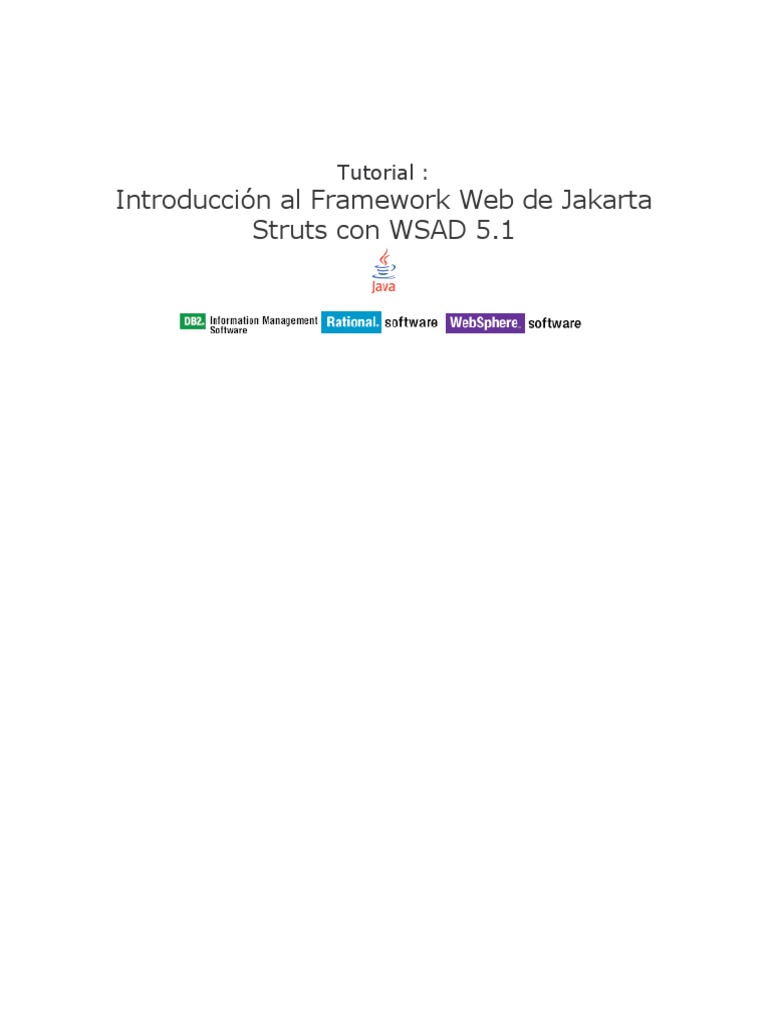 Introduccion Al Framework Struts | PDF | Páginas del servidor Java | Modelo – Vista – Controlador