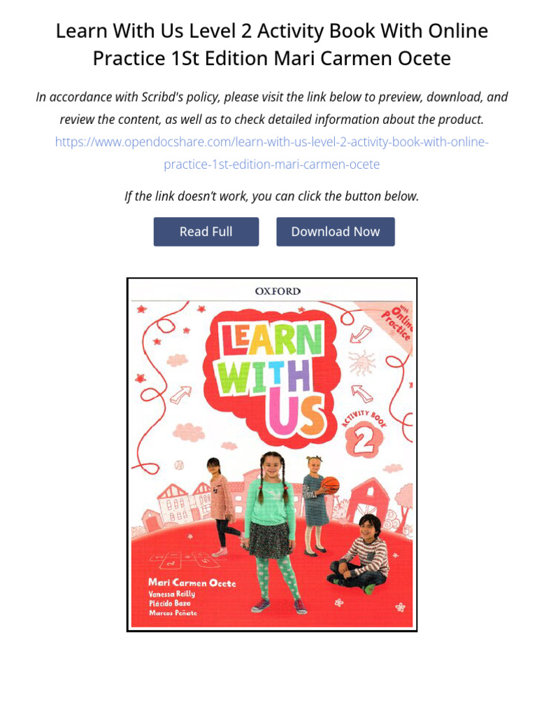 Learn With Us Level 2 Activity Book with Online Practice 1st Edition ...