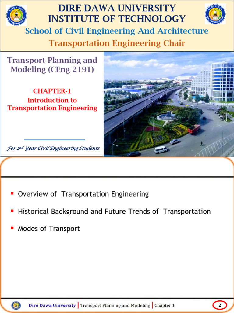 Introduction to Transportation Engineering | PDF | Transport | Rail ...
