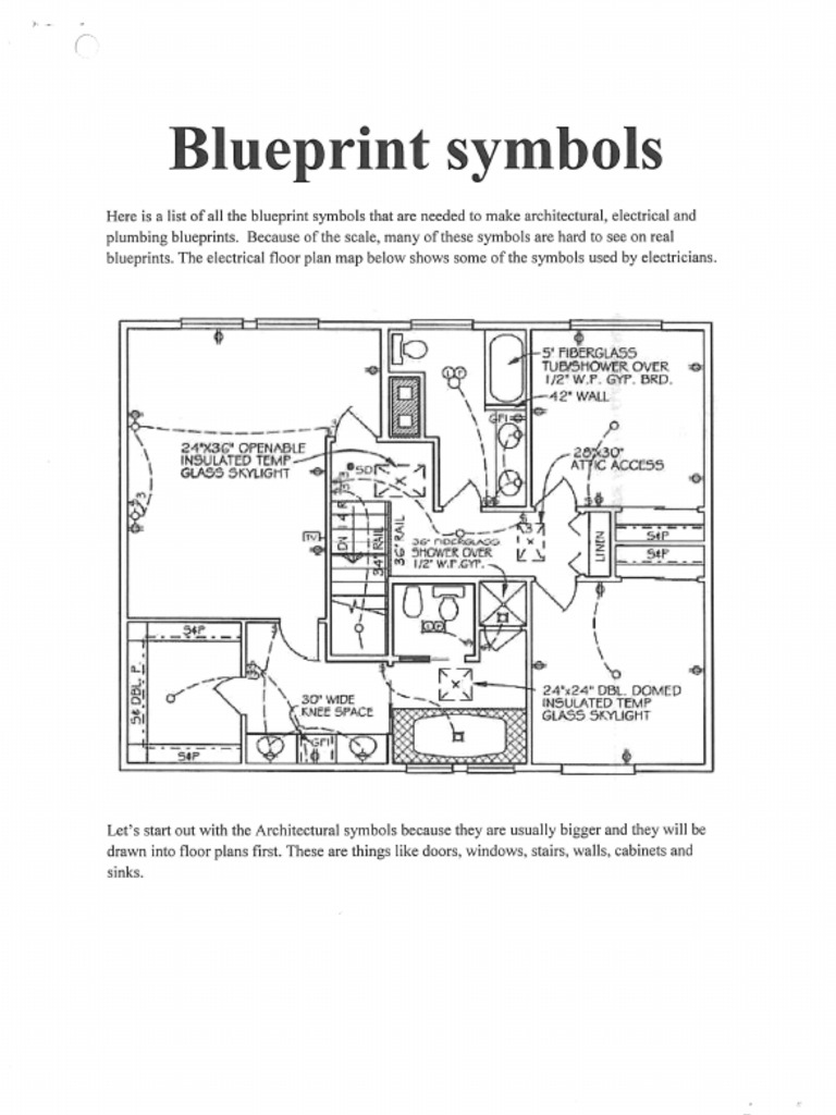Blueprint Symbols | PDF