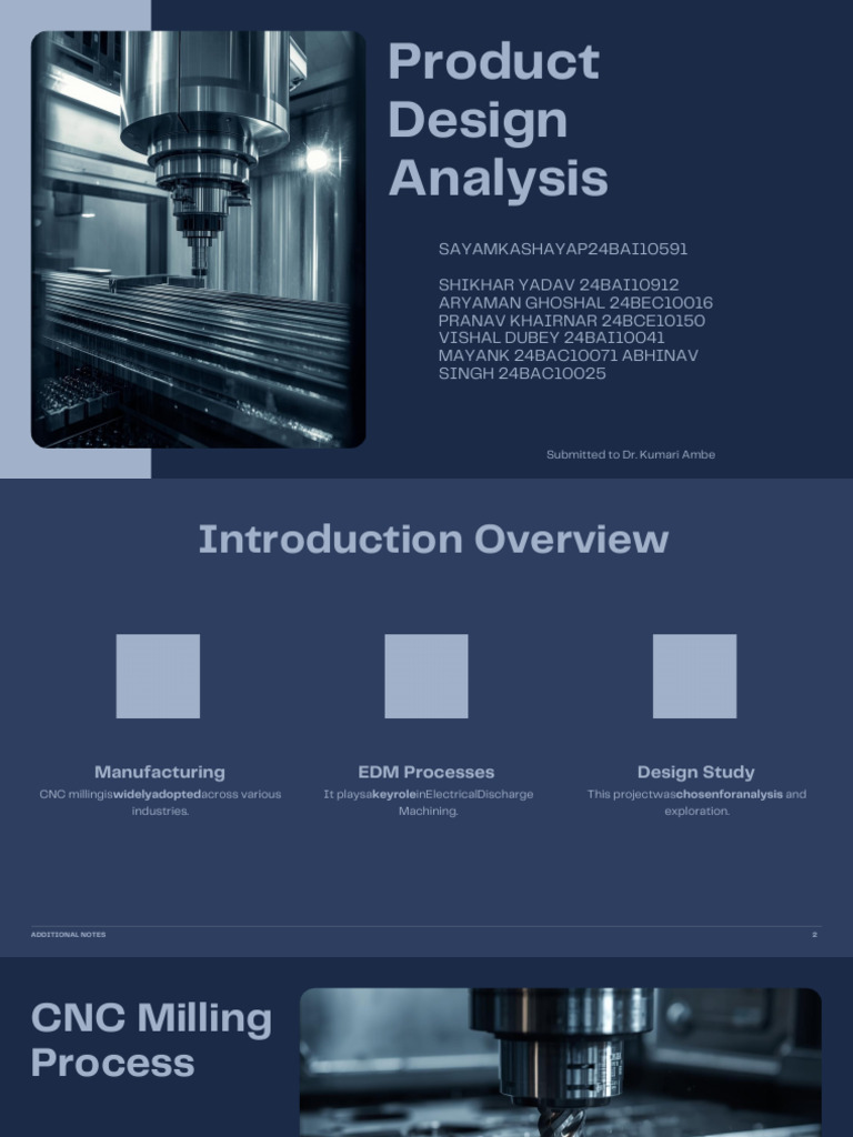 CNC Milling in EDM Processes Analysis | PDF