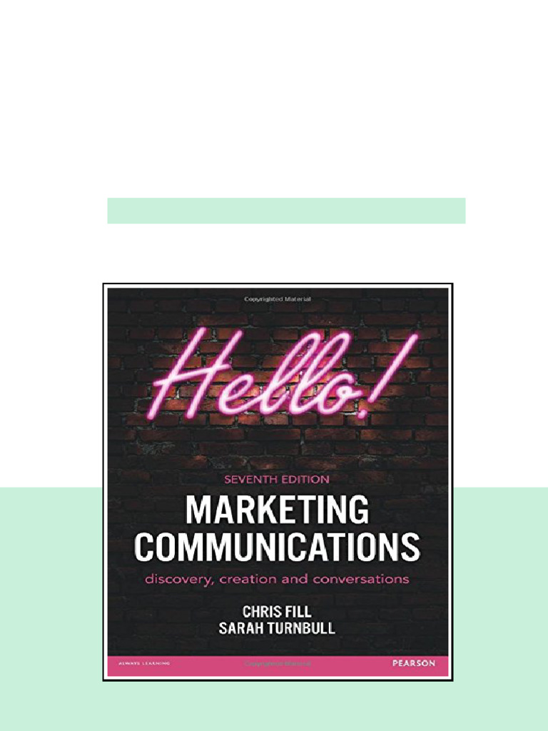 Marketing Communications Discovery Creation And Conversations 7th Chris ...